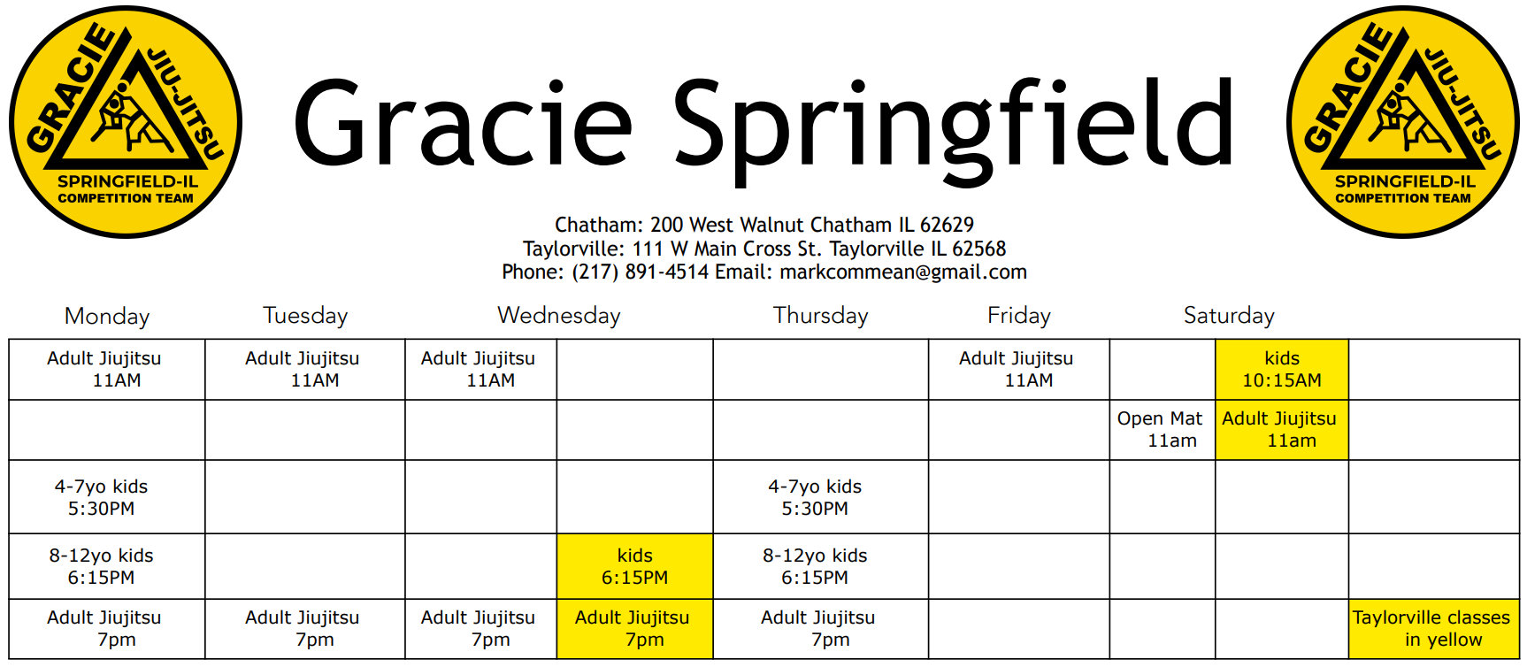Gracie Humaita Springfield